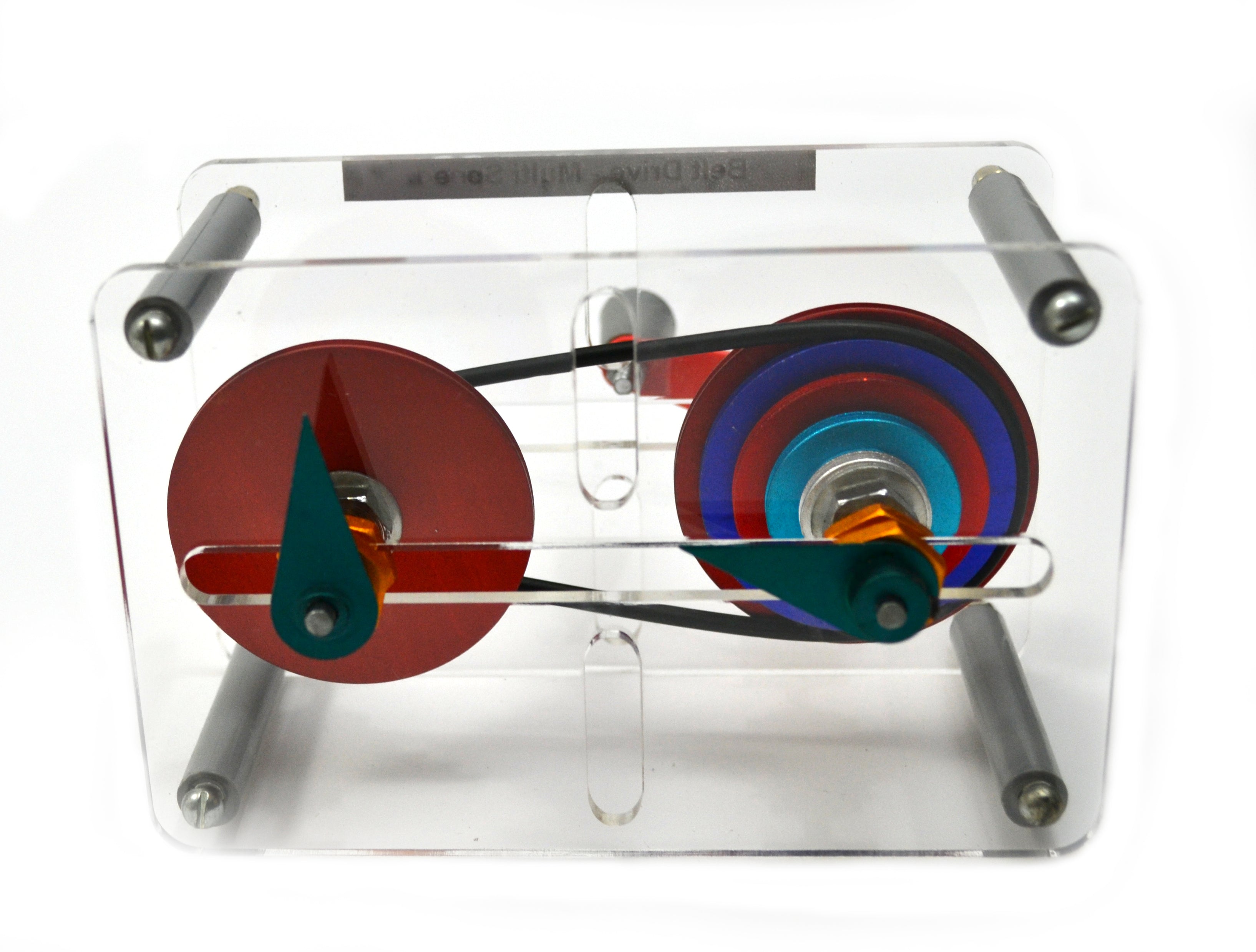 Eisco - Mechanical Demostration Model -Multispeed Drive belt system ...