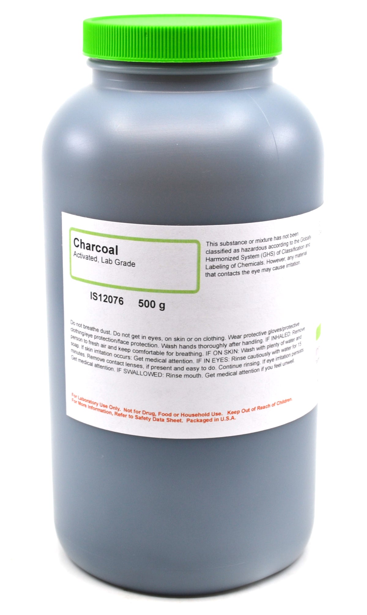 Activated Charcoal, 500g - Lab-Grade - The Curated Chemical Collection ...