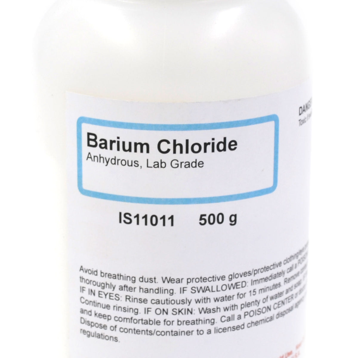 Lab-Grade Barium Chloride, Anhydrous, 500g — hBARSCI