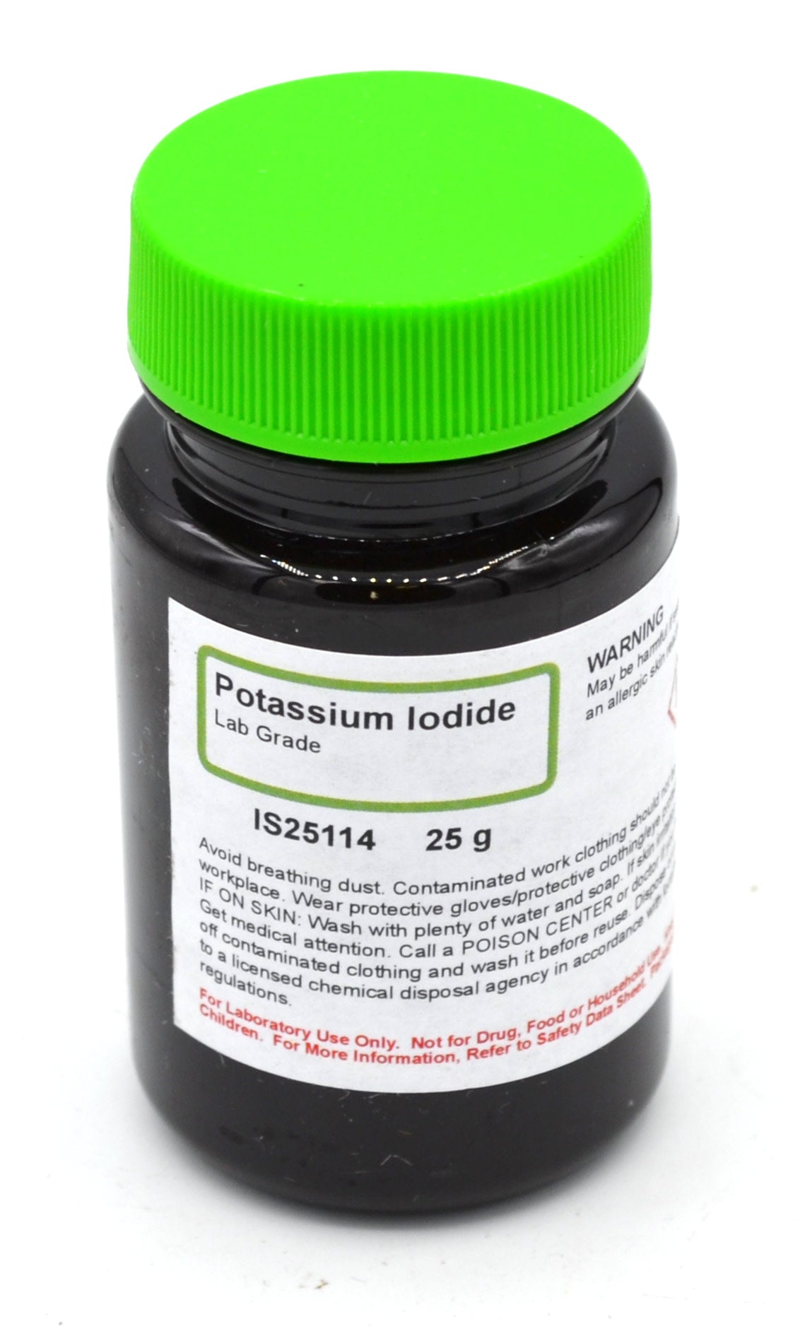Laboratory-Grade Potassium Iodide, 25g — hBARSCI