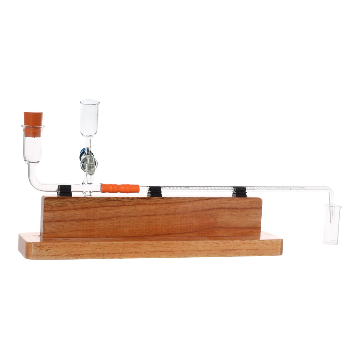 Potometer Ganong's with Glass Stopcock, Wooden Base - Eisco Labs — hBARSCI
