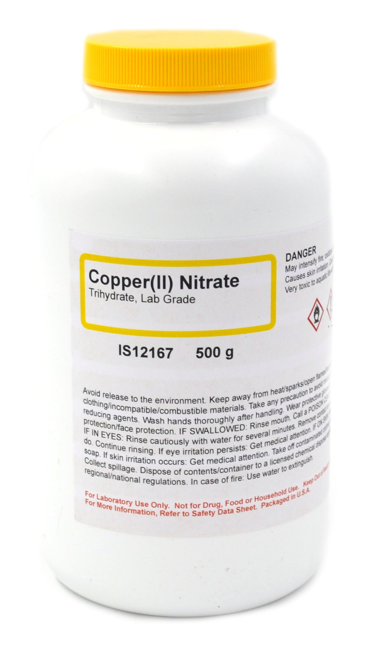Lab-Grade Copper (II) Nitrate Trihydrate, 500g — hBARSCI