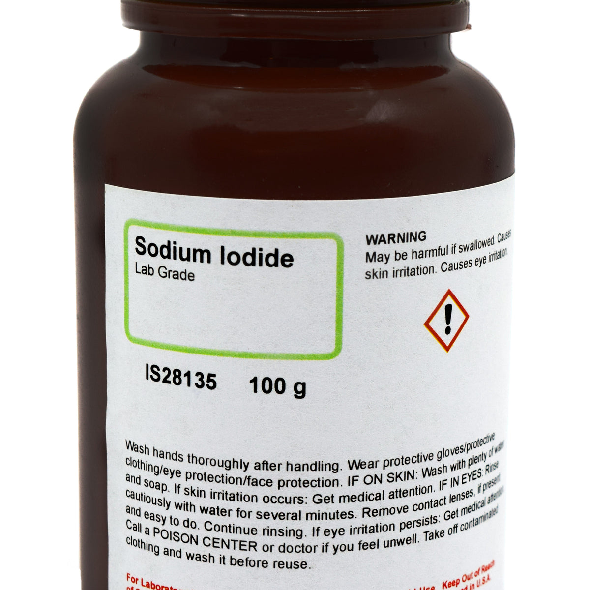 Sodium Iodide, 100g - Lab-Grade - The Curated Chemical Collection — hBARSCI