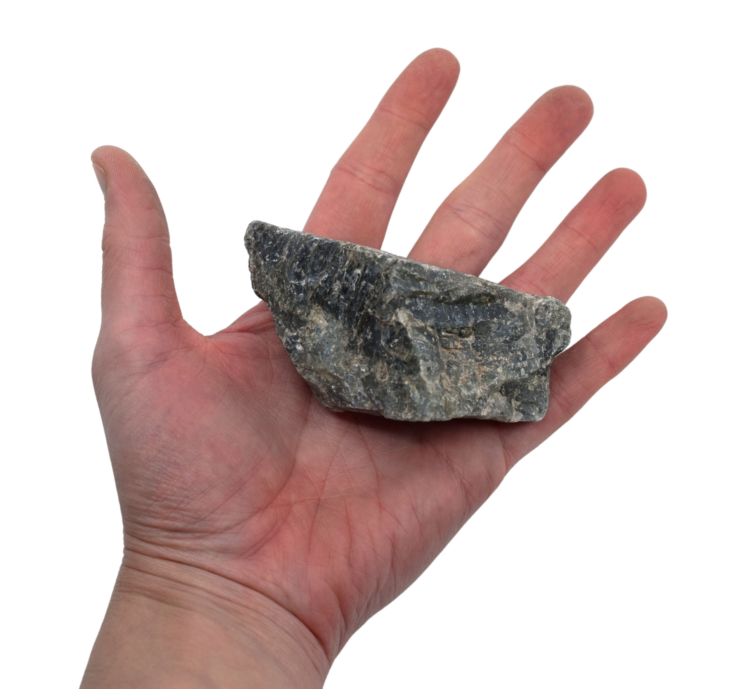 Raw Labradorite, Sedimentary Rock Specimen - Approx. 3" - Hand Sample ...