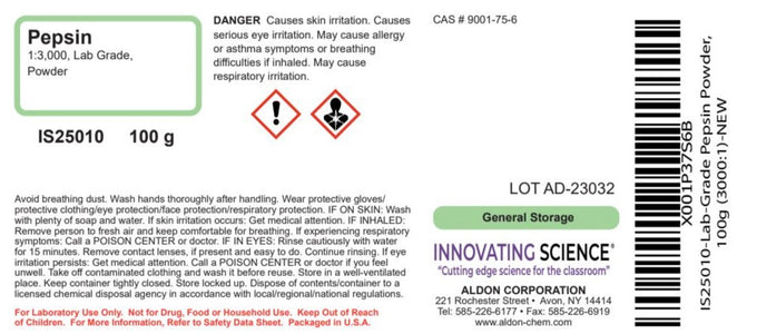 Lab-Grade Pepsin Powder, 100g (3000:1) — hBARSCI
