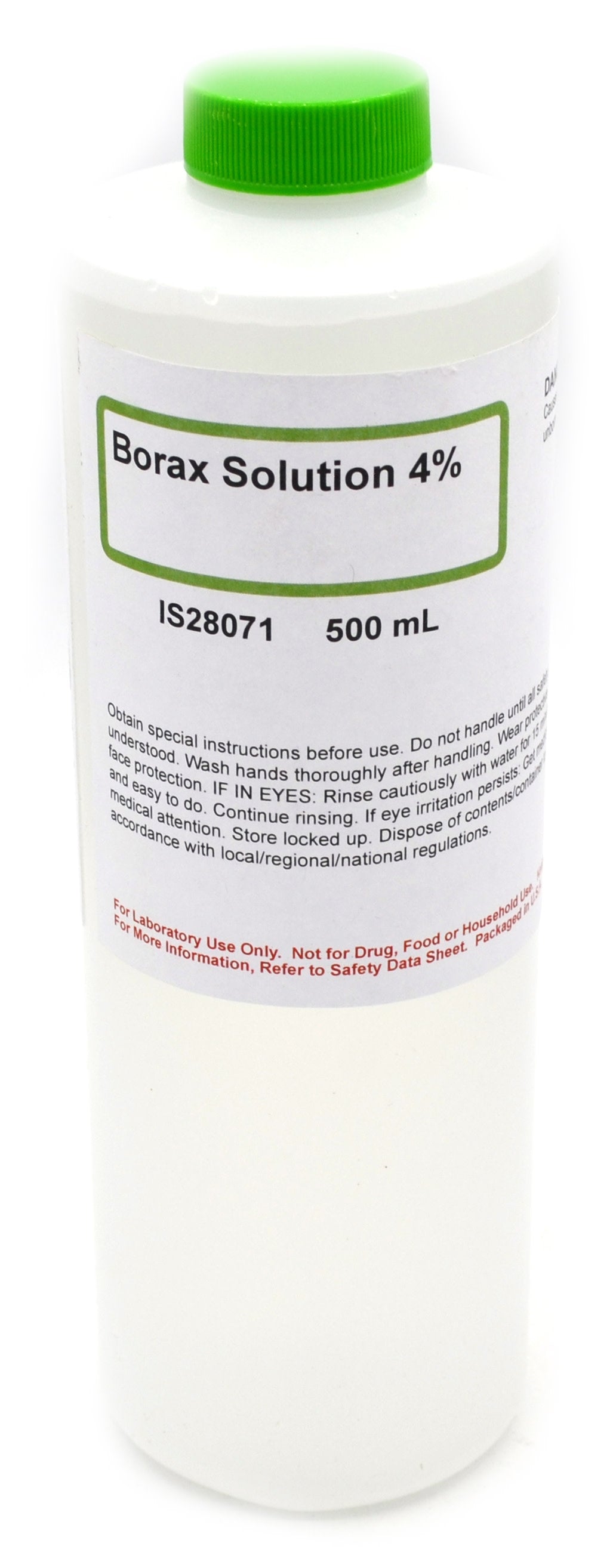 4% Borax Solution, 500ml - Laboratory Grade — hBARSCI