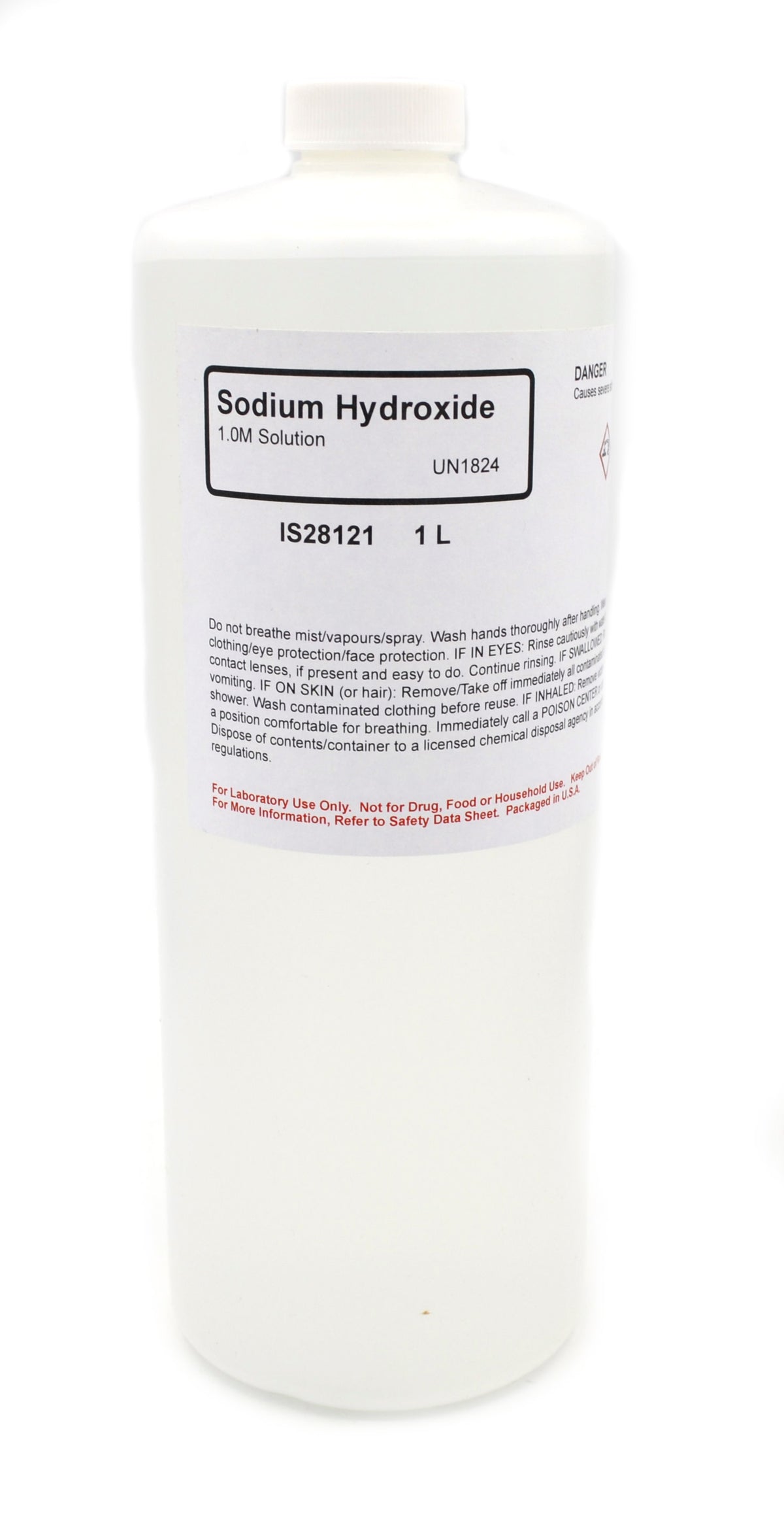 Sodium Hydroxide Solution, 1000mL - 1.0M - The Curated Chemical Collec ...