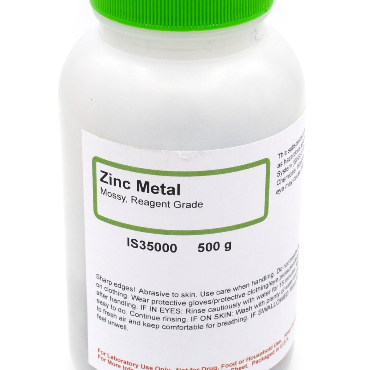 Zinc Metal, 500g - Mossy - Reagent-Grade - The Curated Chemical Collec ...