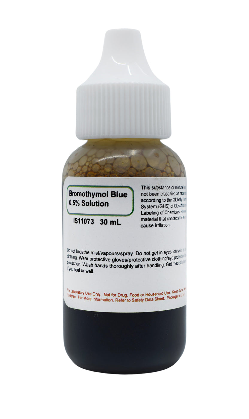 0.5% Bromothymol Blue Solution, 30mL - The Curated Chemical Collection ...