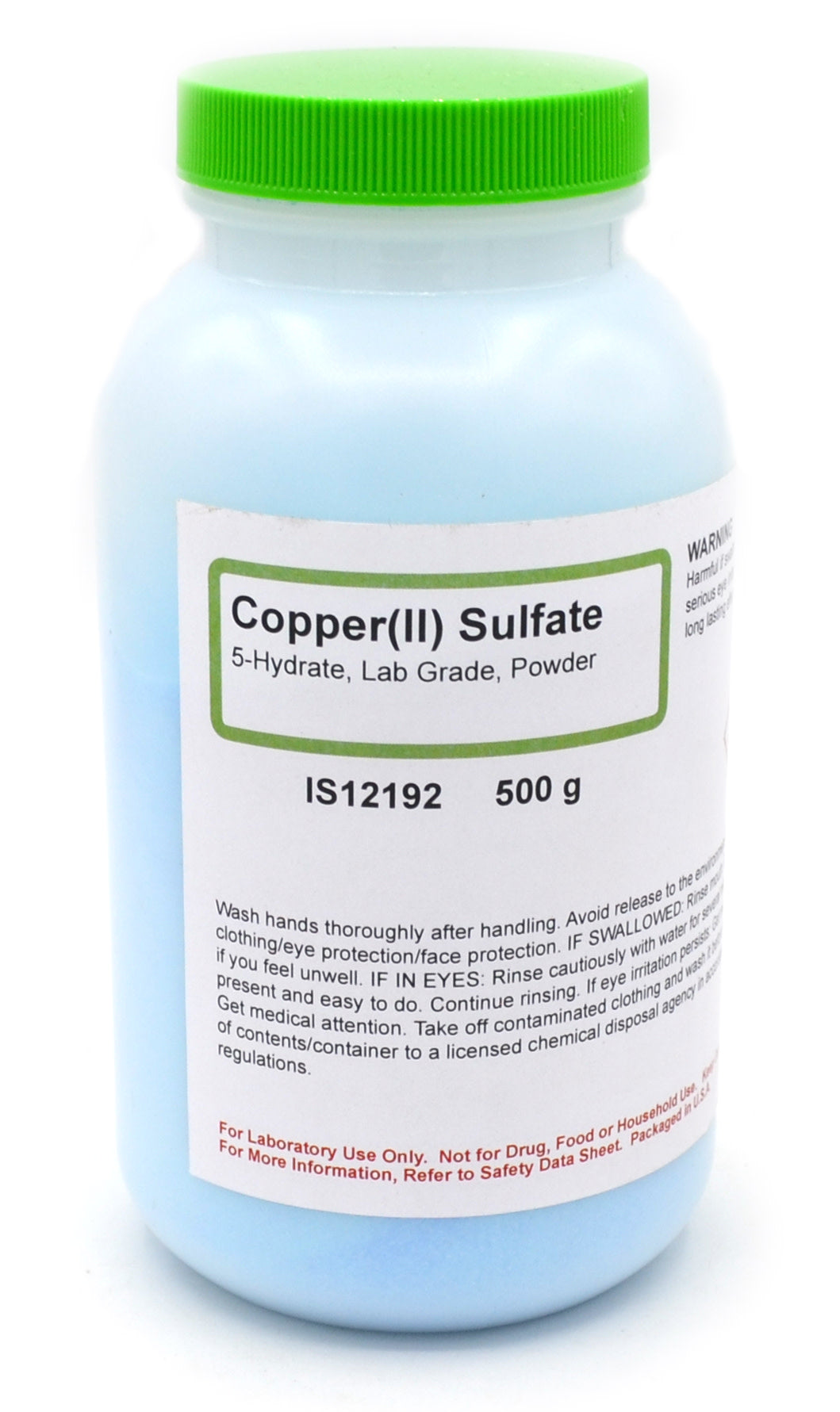 Copper (II) Sulfate Powder, 500g - 5-Hydrate - Lab-Grade - The Curated ...