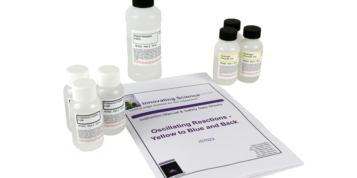 Oscillation of Reaction Yellow/Blue Chemical Reaction Demo — hBARSCI