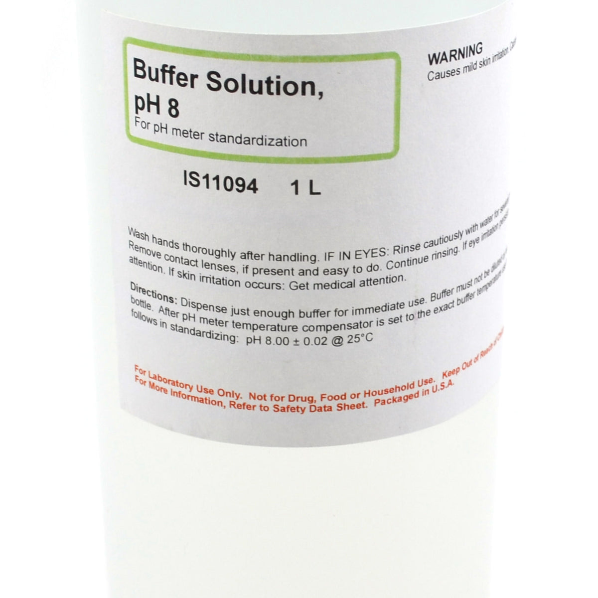 8.00 pH Standard Buffer Solution, 1L — hBARSCI