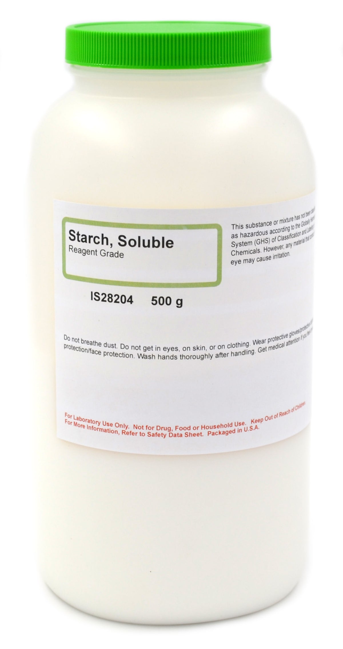 Soluble Starch, 500g - Reagent-Grade - The Curated Chemical Collection ...