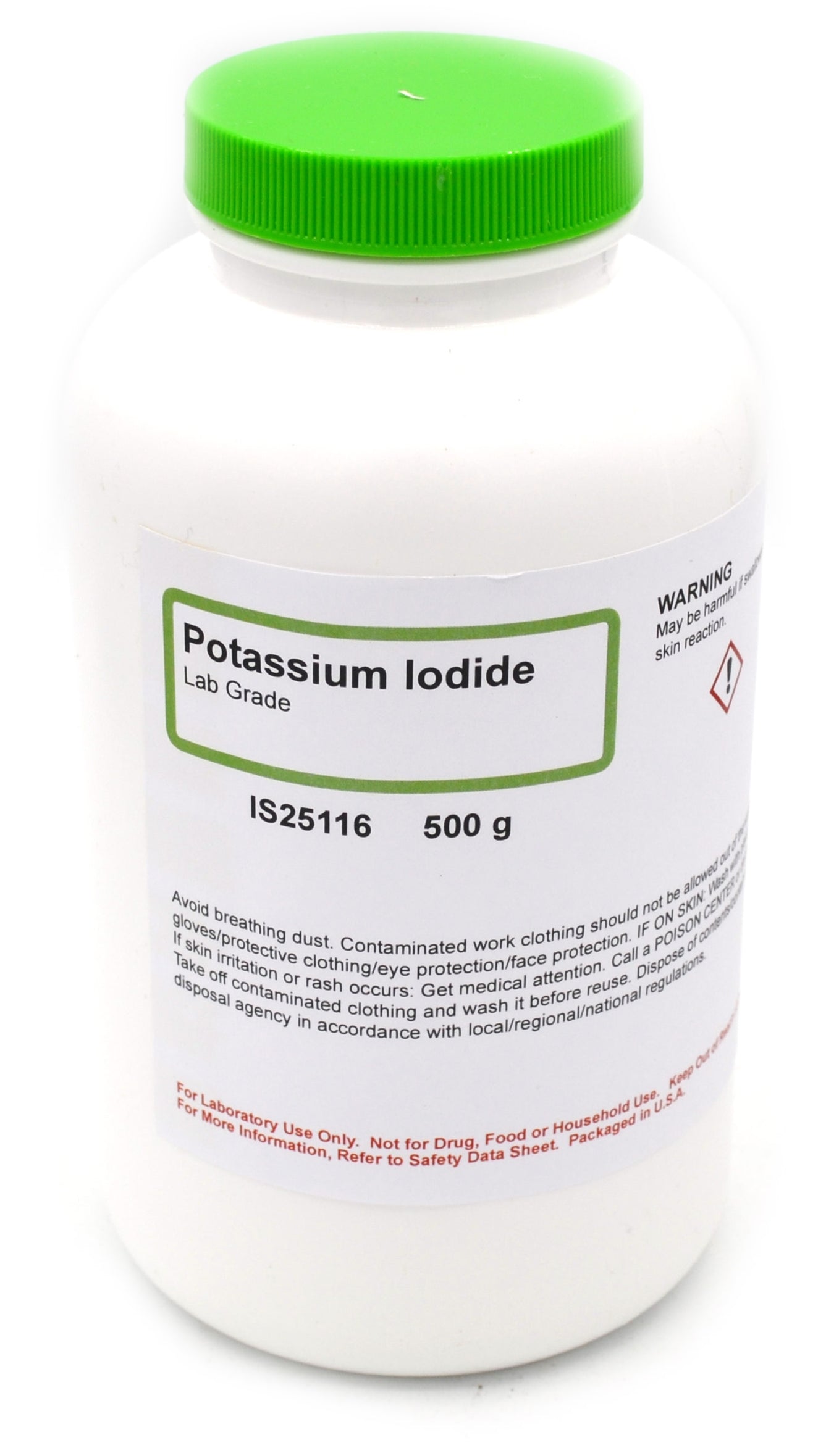 Laboratory-Grade Potassium Iodide, 500g — hBARSCI