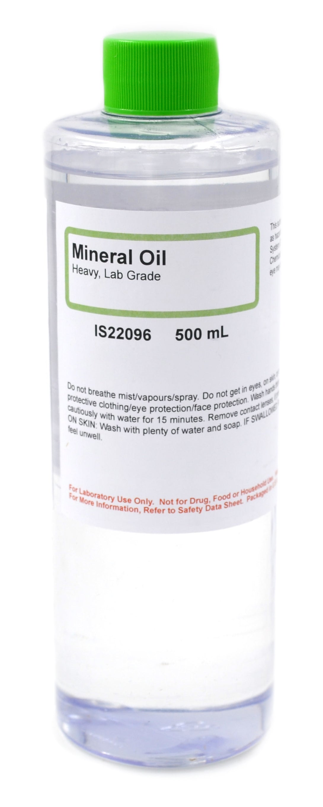 Lab-Grade Heavy Mineral Oil, 500mL - Laboratory Grade — hBARSCI
