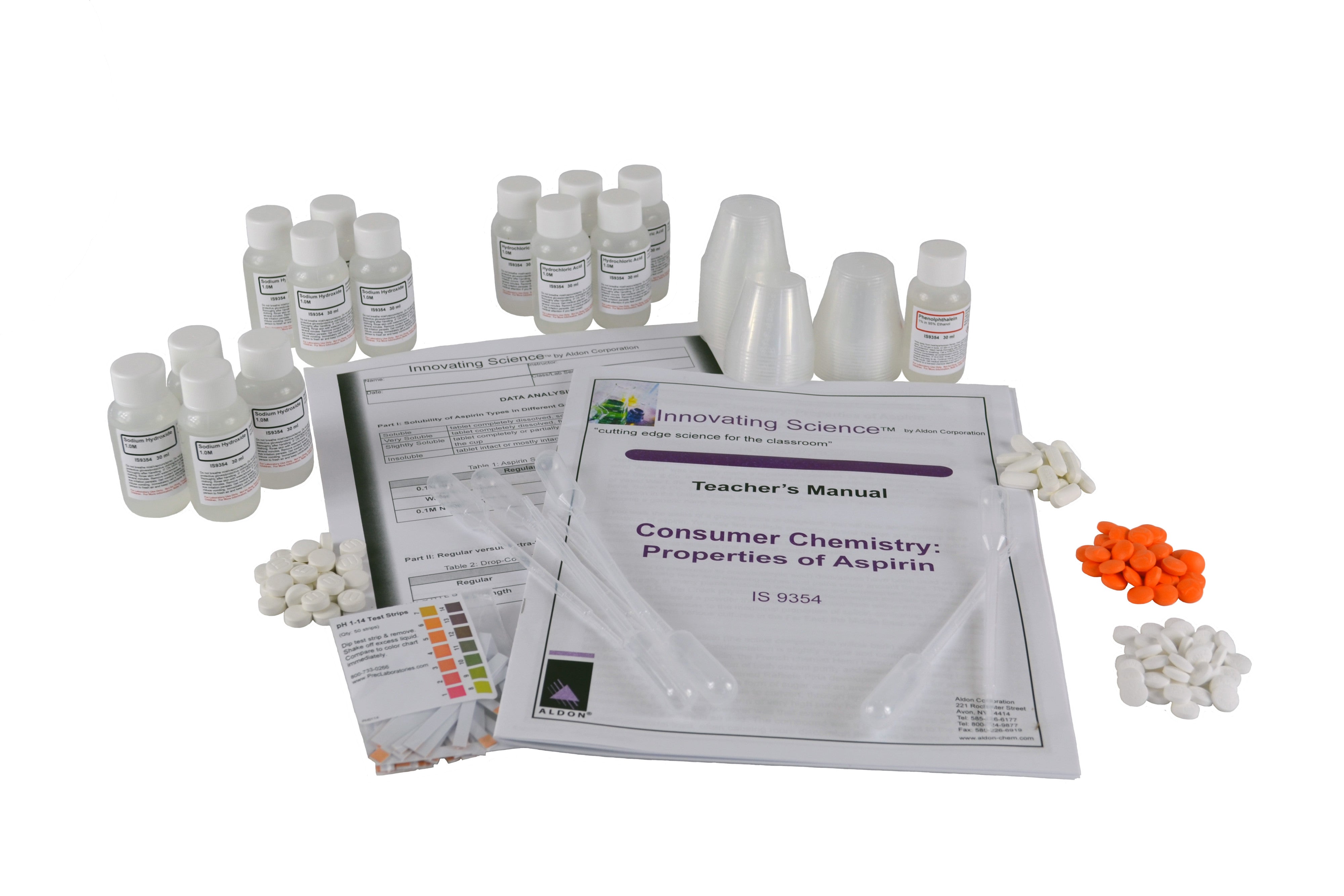 Innovating Science - Properties of Aspirin Kit — hBARSCI