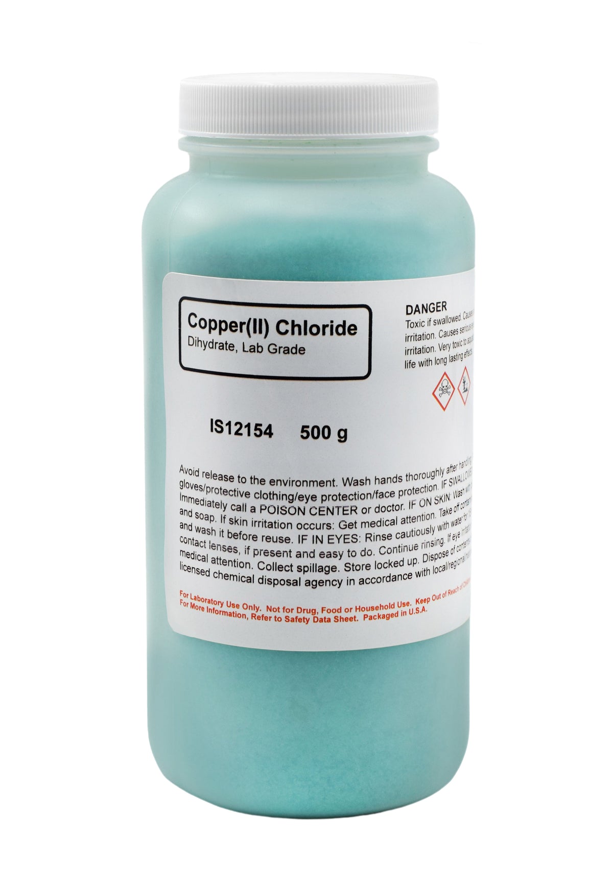 Copper (II) Chloride Dihydrate, 500g - The Curated Chemical Collection ...