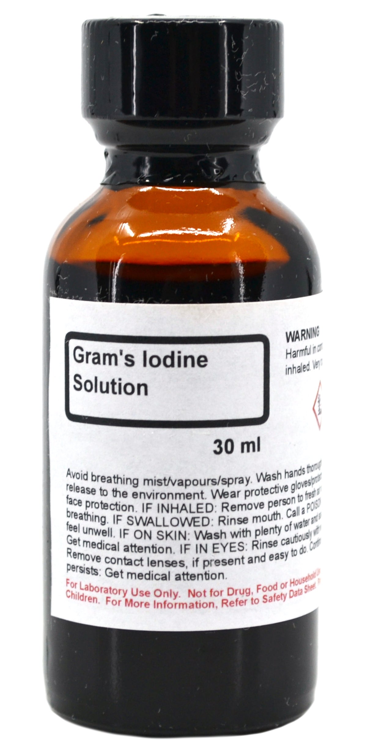 Gram's Iodine Solution, 30mL - The Curated Chemical Collection — hBARSCI