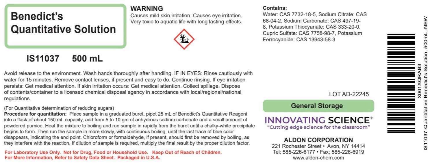 Quantitative Benedict's Solution, 500mL - The Curated Chemical Collect ...