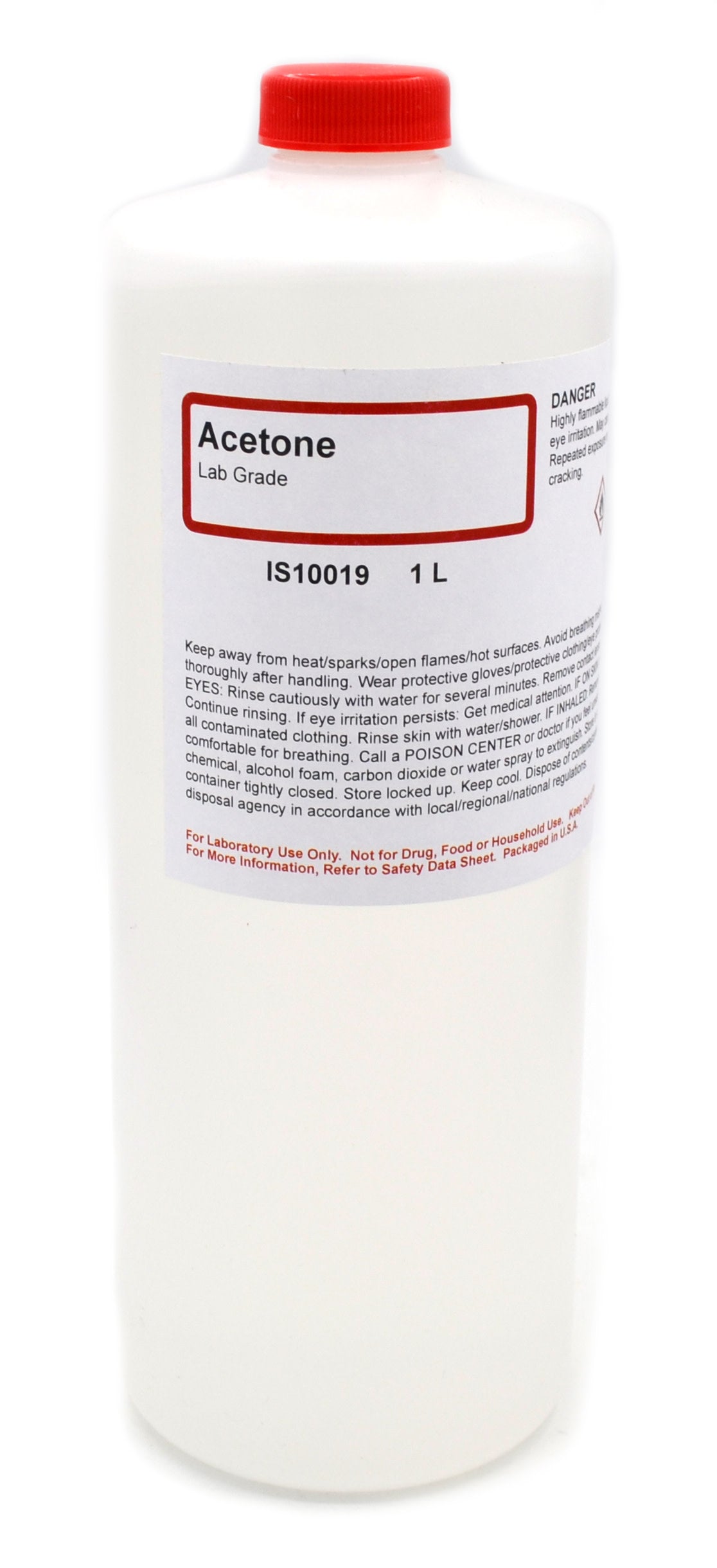 Laboratory-Grade Acetone, 1L - The Curated Chemical Collection — hBARSCI