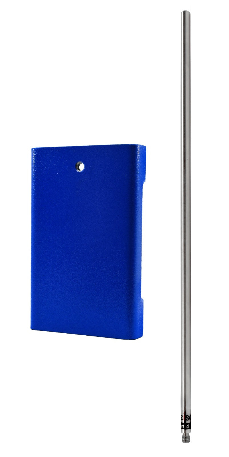 Rectangular Retort Base & Rod Set - 11"x6" Base, 23.6" Rod - Steel ...