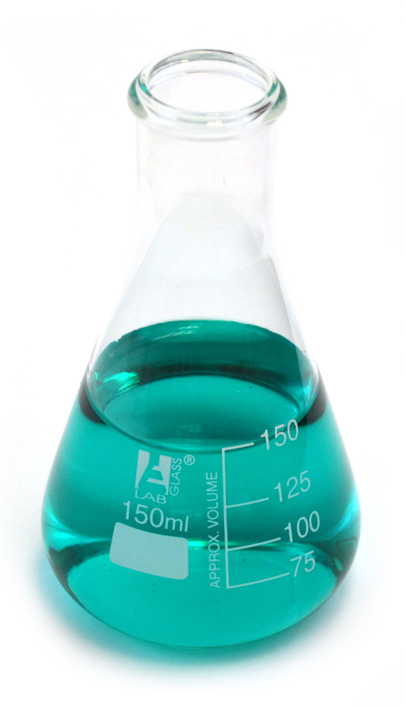 Glass Erlenmeyer Narrow Neck Flask 150ml, borosilicate — hBARSCI