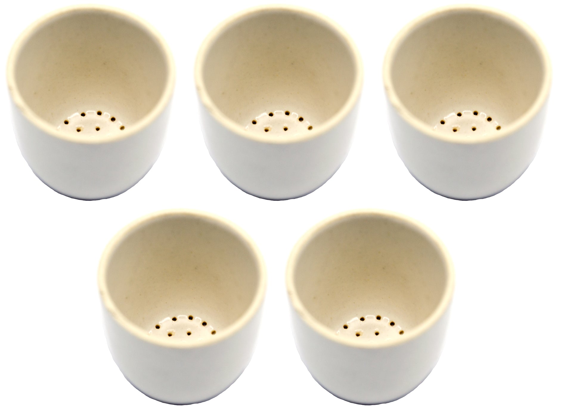 Cruicble Gooch (Pack of 5), Porcelain Filtering Crucible, 30ml Capacit ...