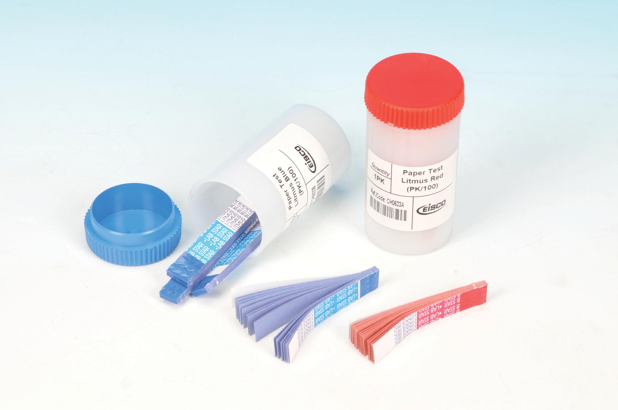 100PK Paper Test Litmus - Red — hBARSCI