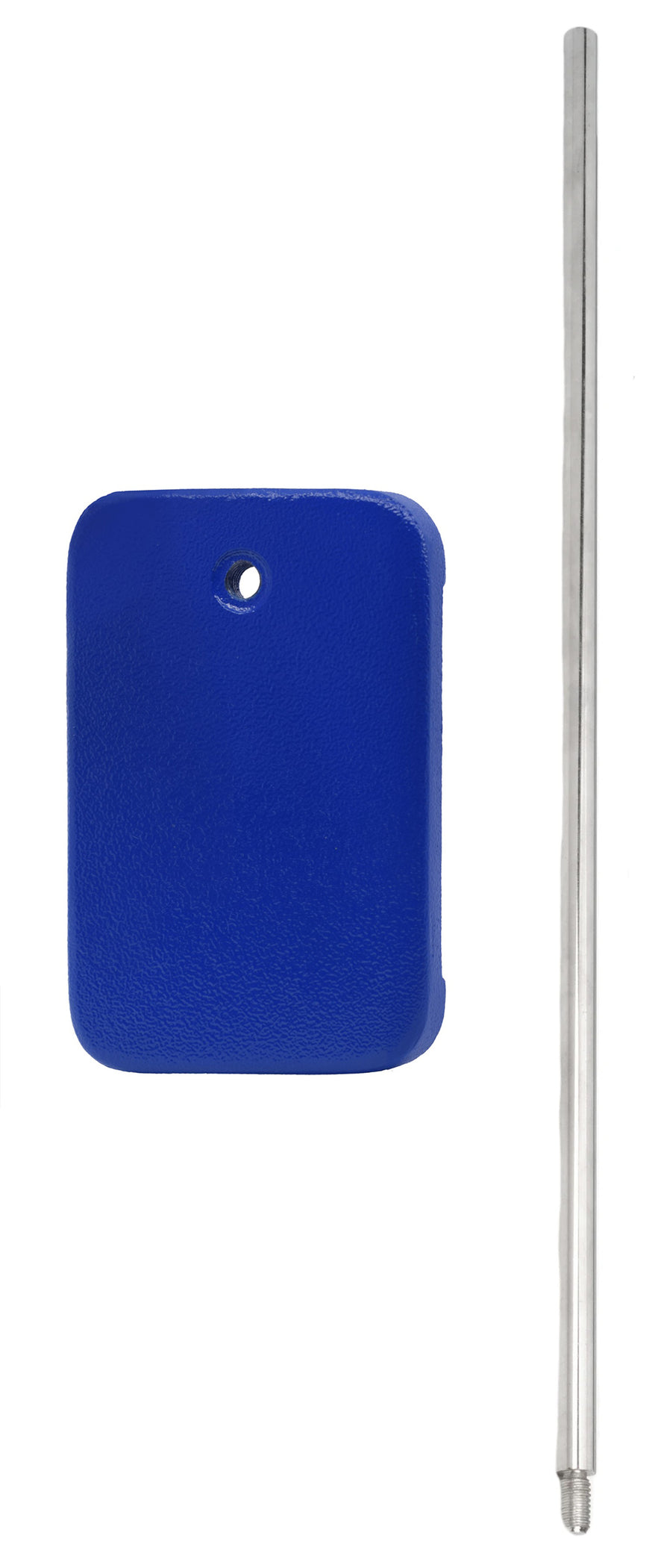 Rectangular Retort Base & Rod Set - 9"x6" Base, 23.6" Rod - Cast Iron ...