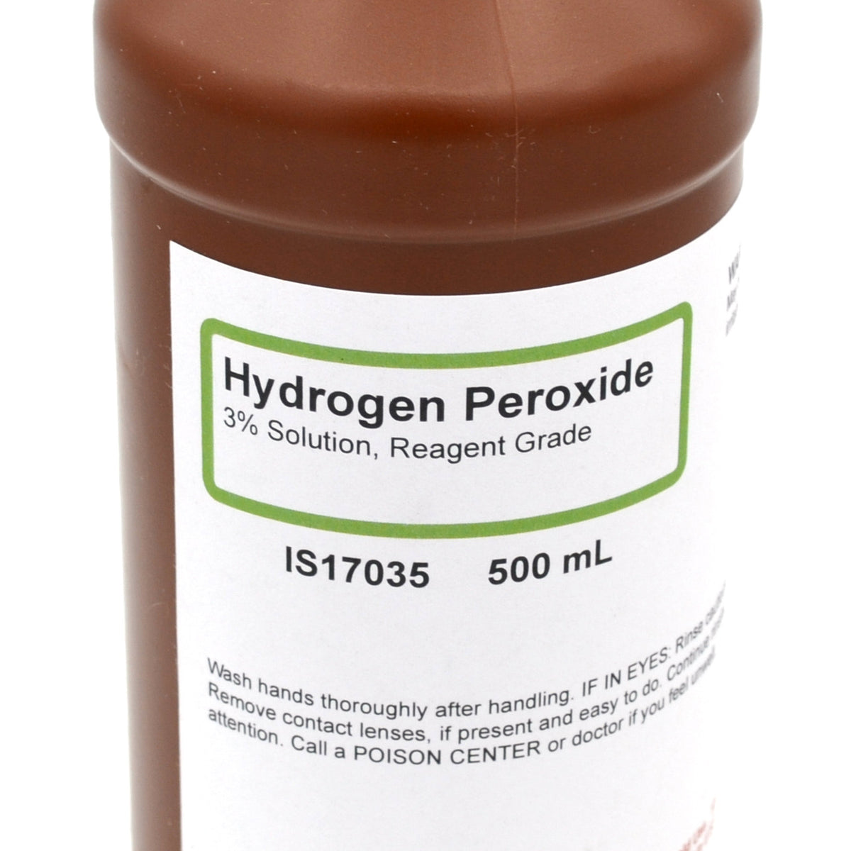 3% Reagent-Grade Hydrogen Peroxide, 500mL — hBARSCI