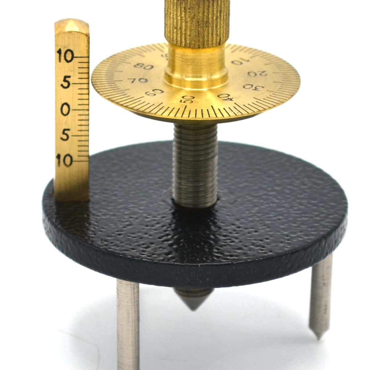 Spherometer to Measure Curvature of a Round Surface — hBARSCI