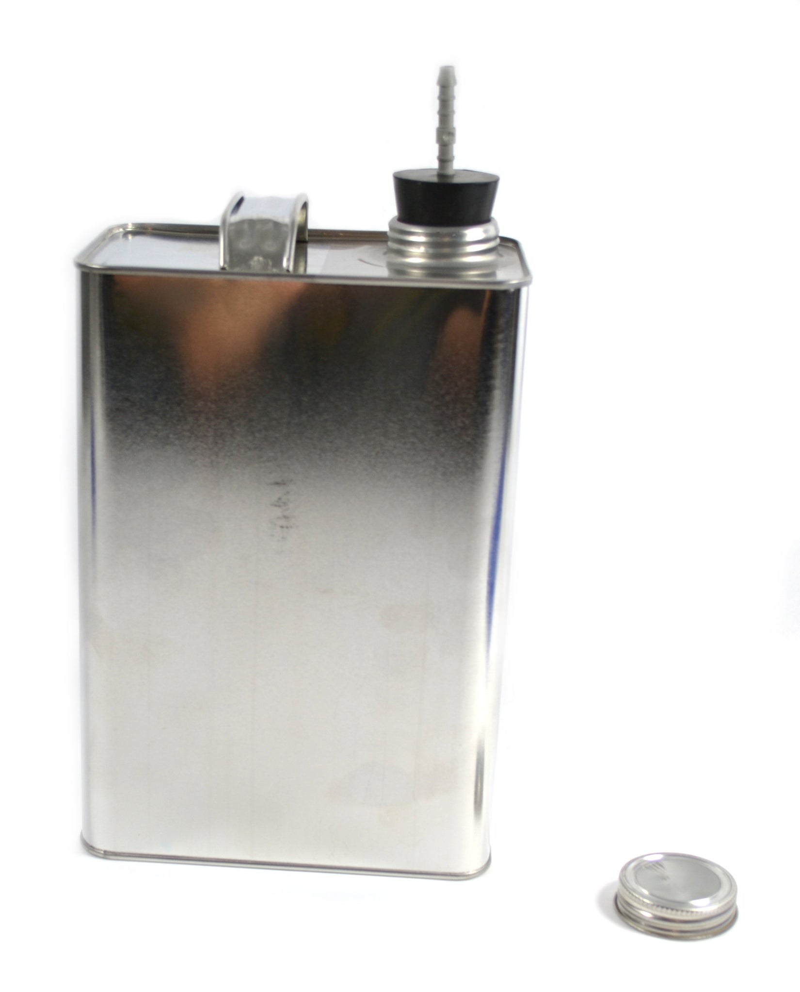 Eisco Labs Collapsable Metal Can with Stopper & Fitting for Demonstrat ...