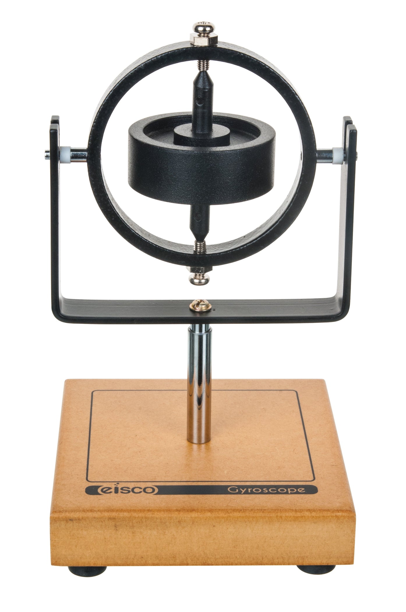 Premium Gyroscope and Gimbal Cradle on Wooden Base — hBARSCI