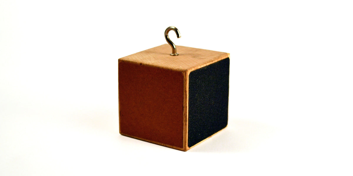 2 Inch Friction Cube with 4 Unique Surfaces and a Hook — hBARSCI