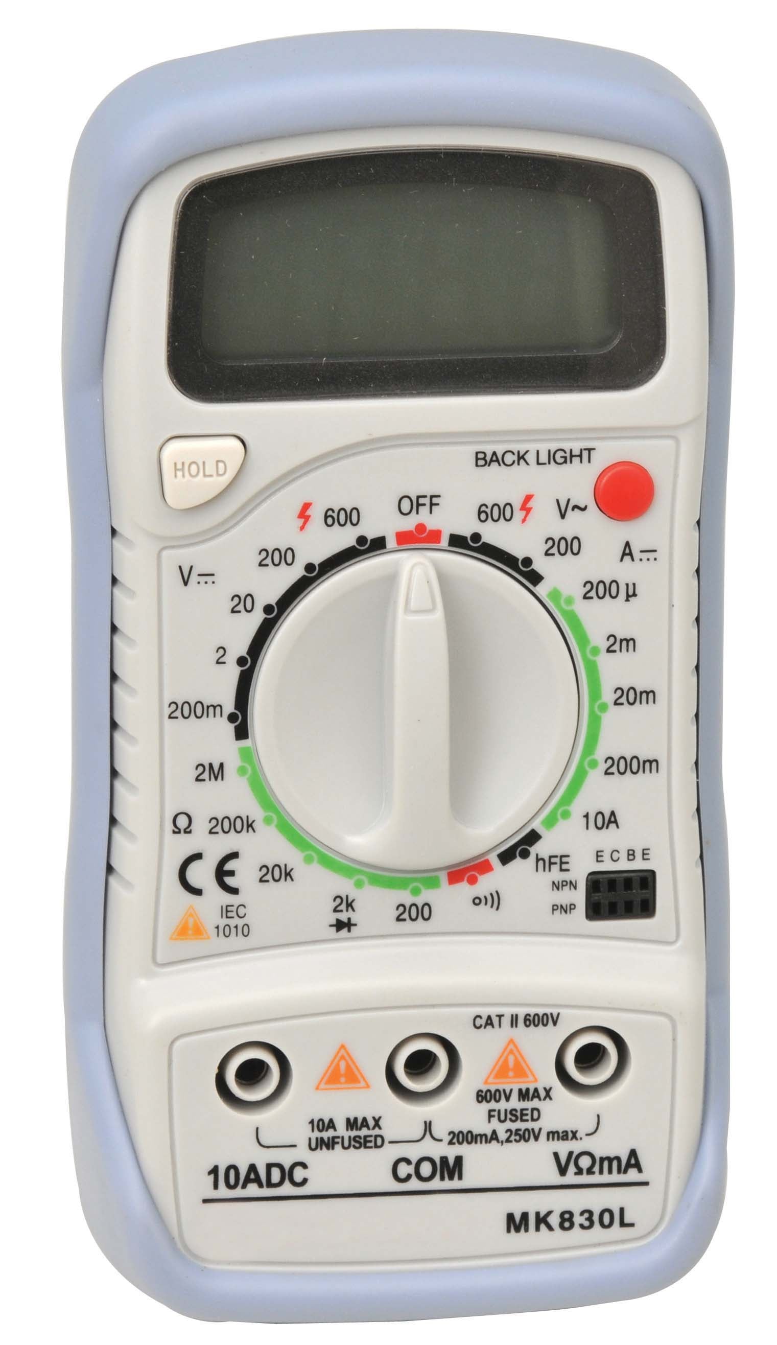 Digital Multimeter Model M-830L - DC 200mV-600V / AC 200V-600V — hBARSCI