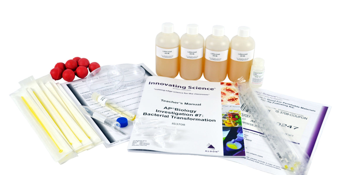 AP Biology Investigation #6 - Bacterial Transformation Kit — hBARSCI