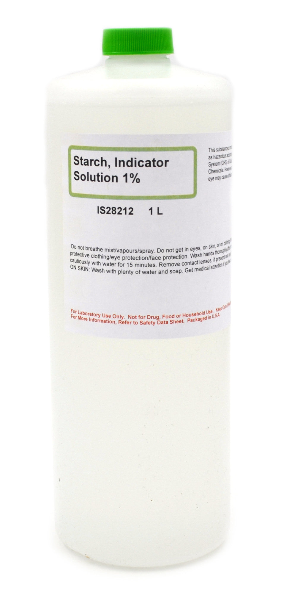 1% Starch Indicator Solution, 1000mL - The Curated Chemical Collection ...