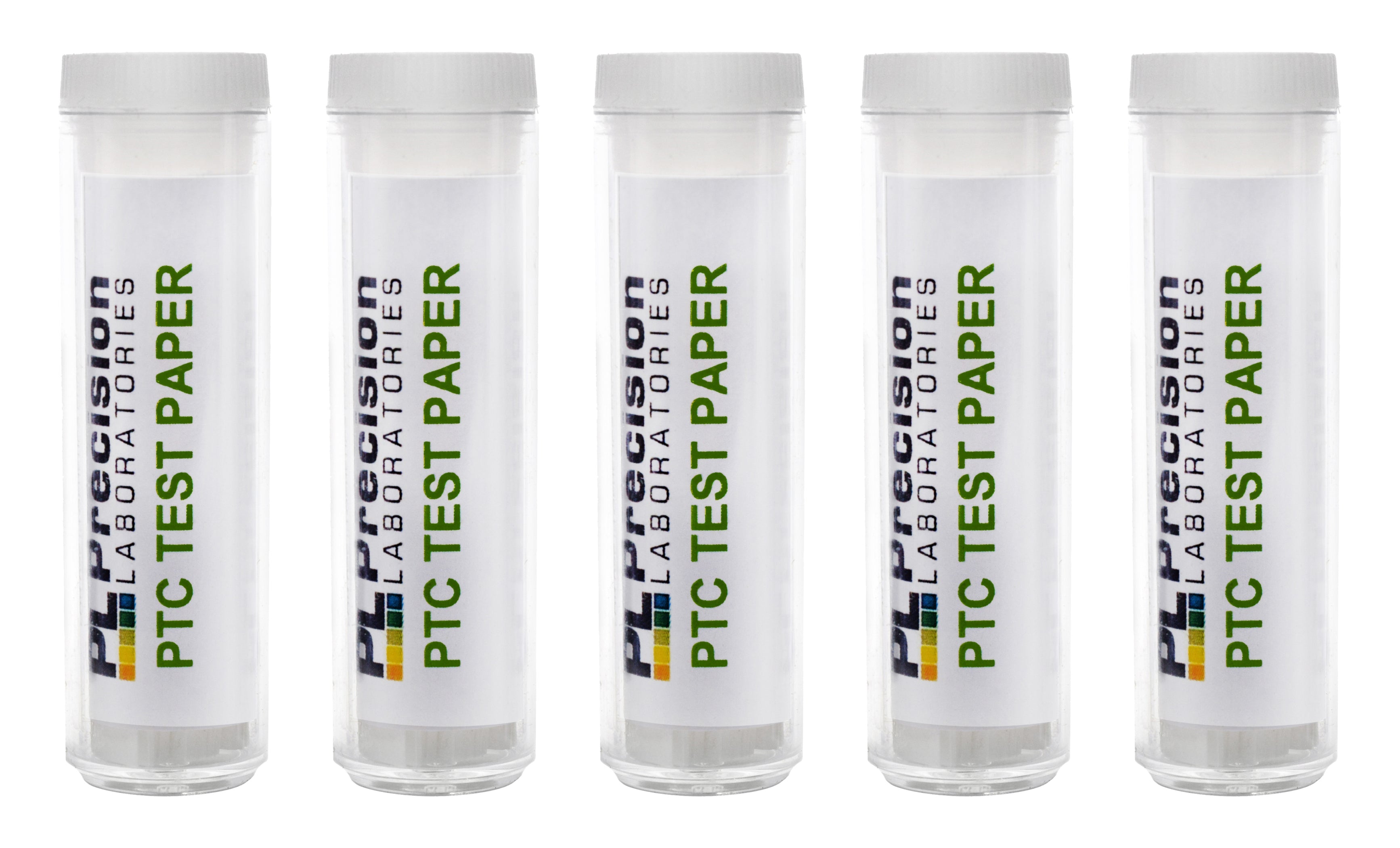 5PK Phenylthiourea (PTC) Test Strips - Genetic Taste Testing (Vial of ...