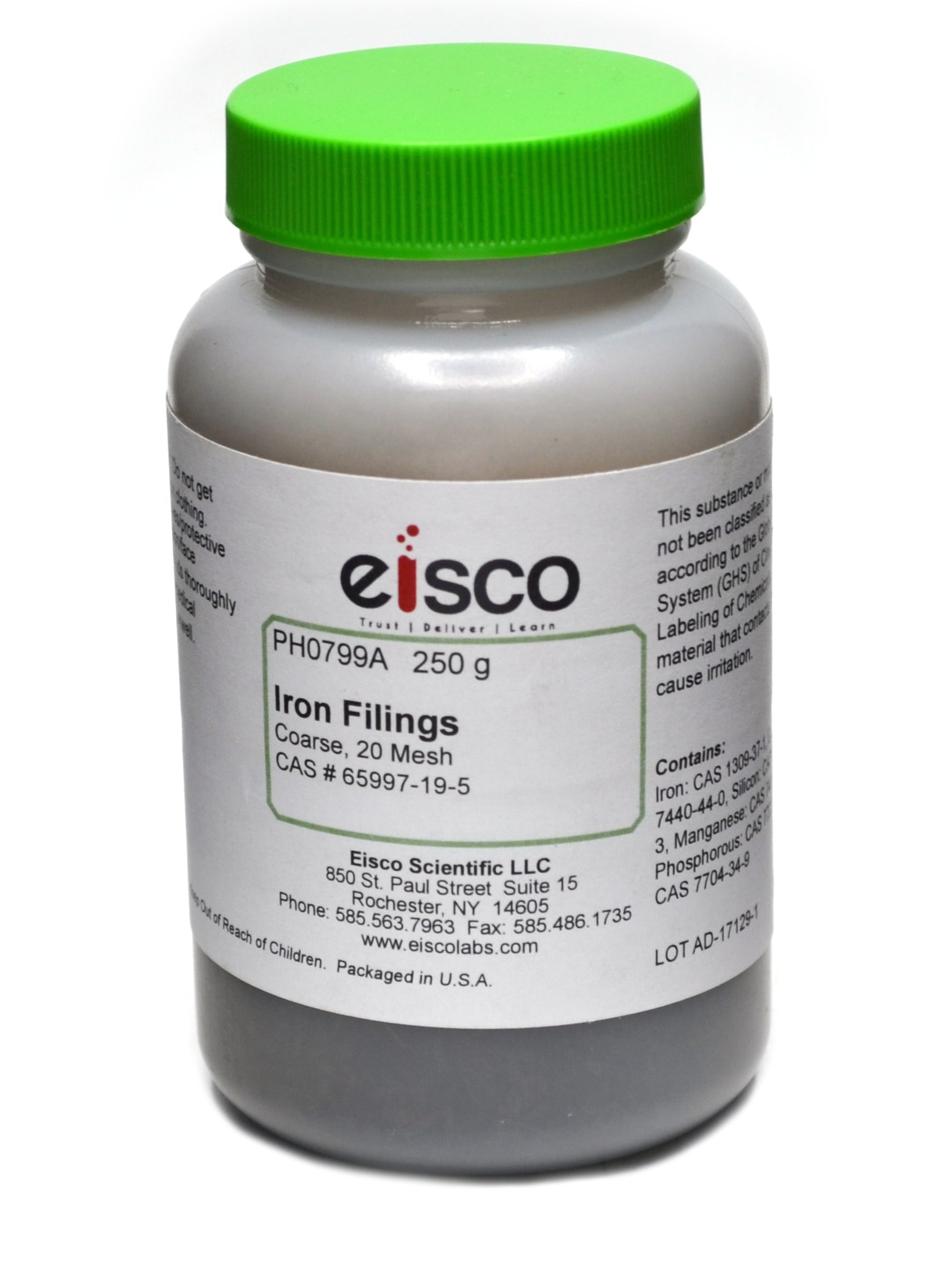 EISCO Coarse Iron Fillings, 250g — hBARSCI