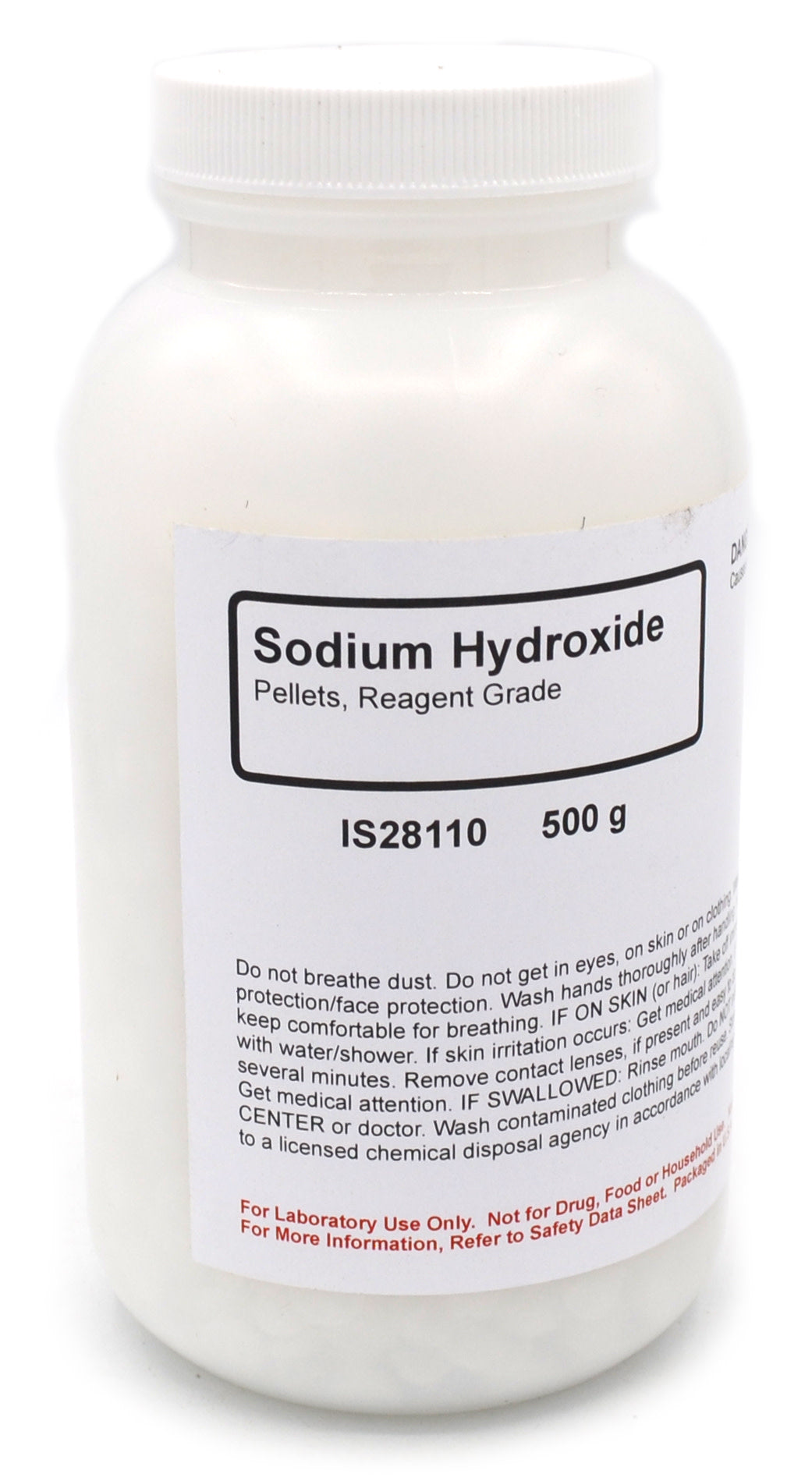 Reagent-Grade Sodium Hydroxide Pellet, 500g — hBARSCI