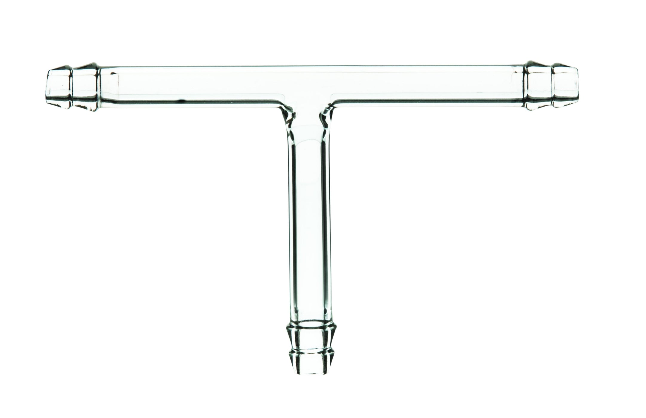 Tubing Connector - T Shape, Glass 8mm — hBARSCI