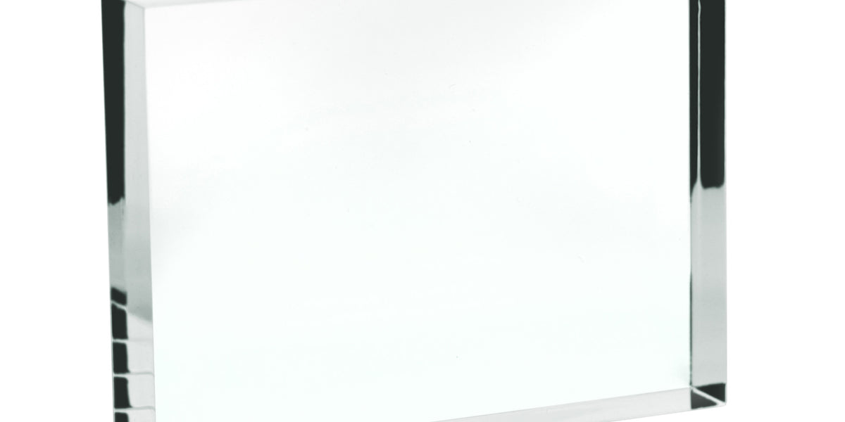 Rectangular Refraction Block, 125mm x 65mm x 18mm - Acrylic — hBARSCI