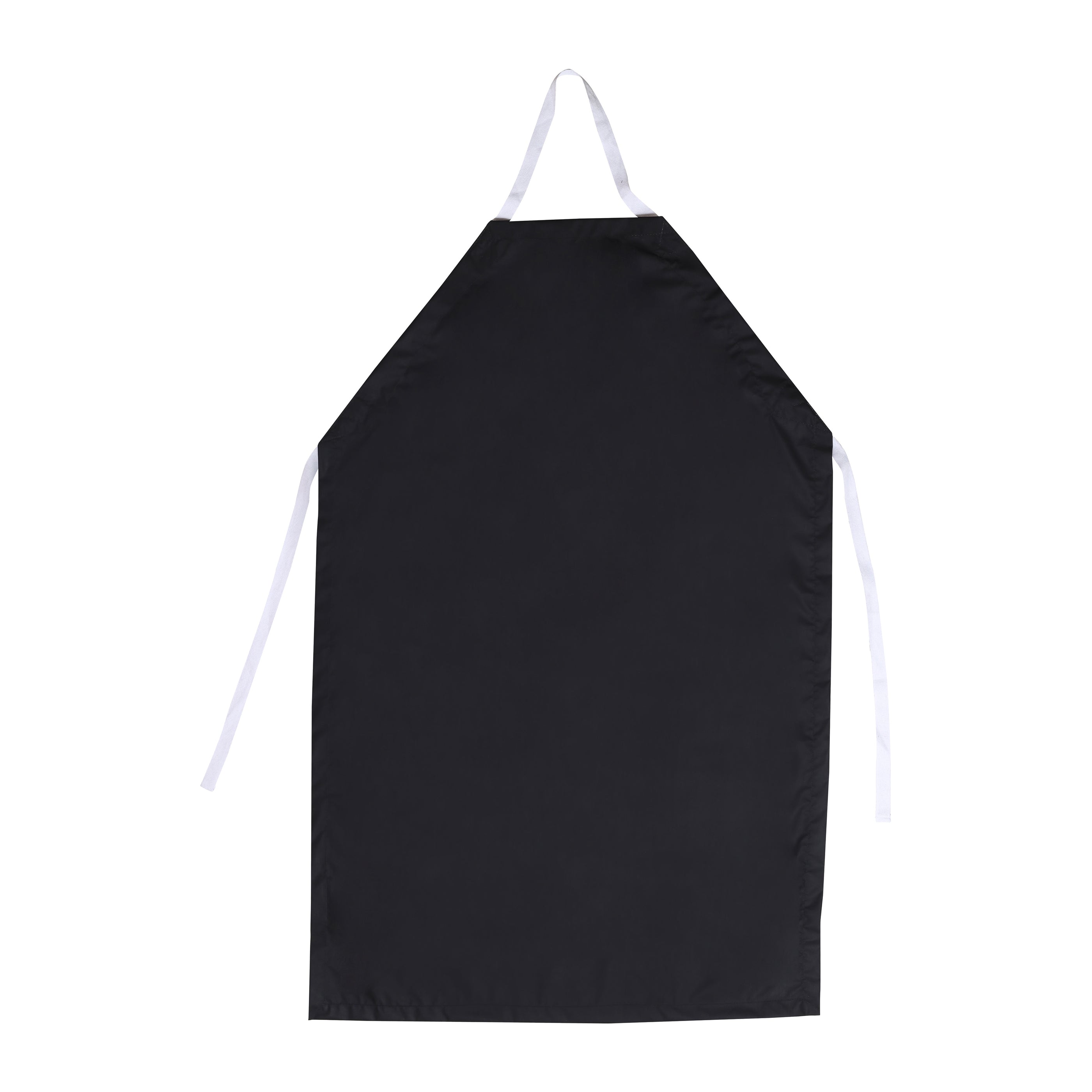 Black Rubber Bib Apron, Large Lab Smock (27"W x 42"L) — hBARSCI