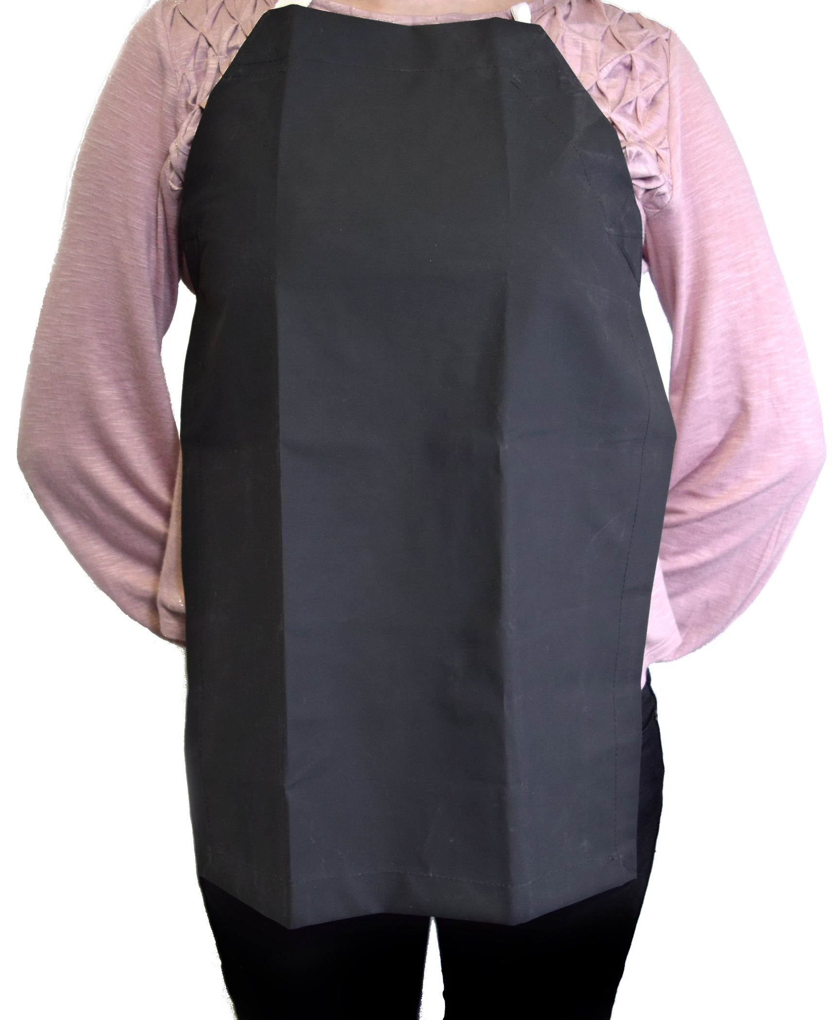 Black Rubber Apron Bib, Protective Gear, Extra Small, (15" W, 22" L ...