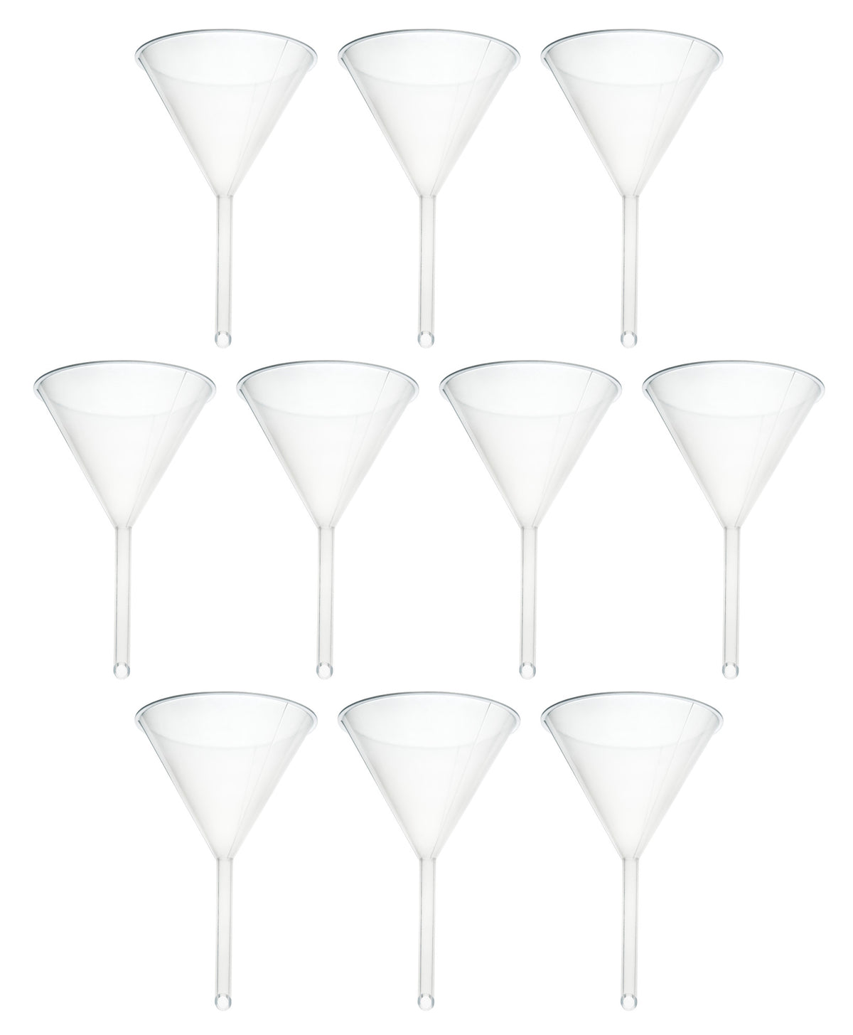Funnel, Dia 3 15/16" with a 3/8" outlet and 6" tall Pack of 10 — hBARSCI