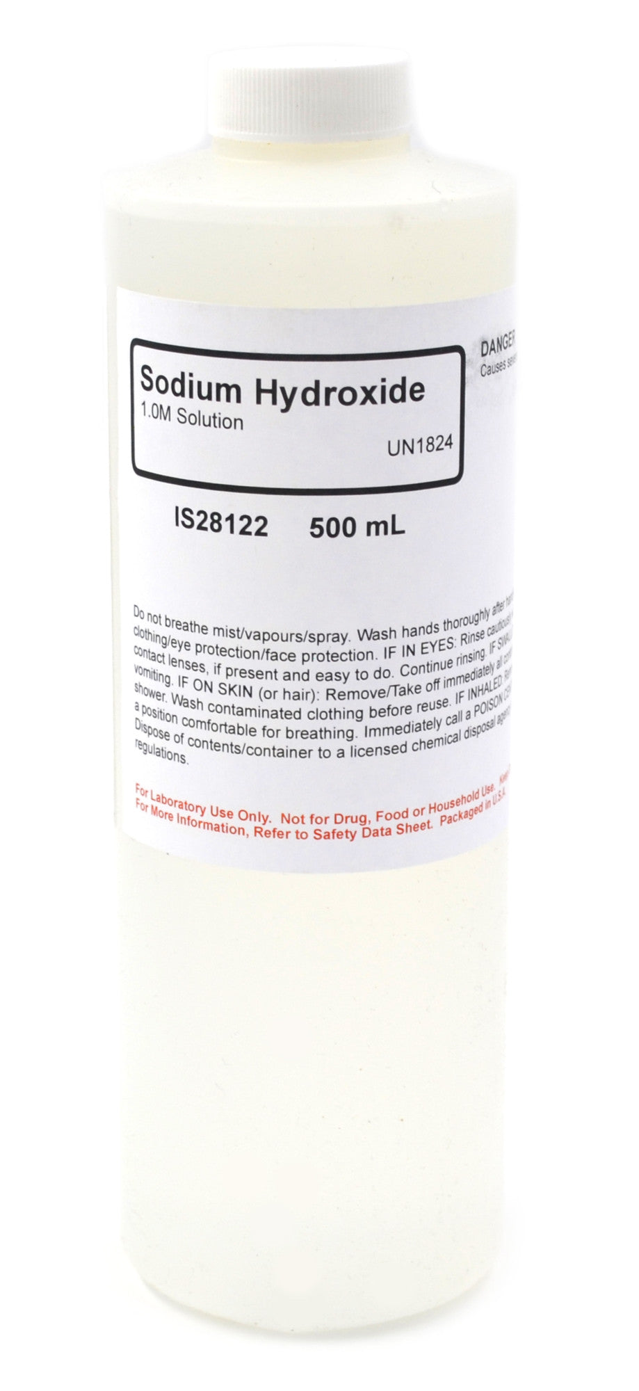 Sodium Hydroxide Solution, 500mL - 1M - The Curated Chemical Collectio ...