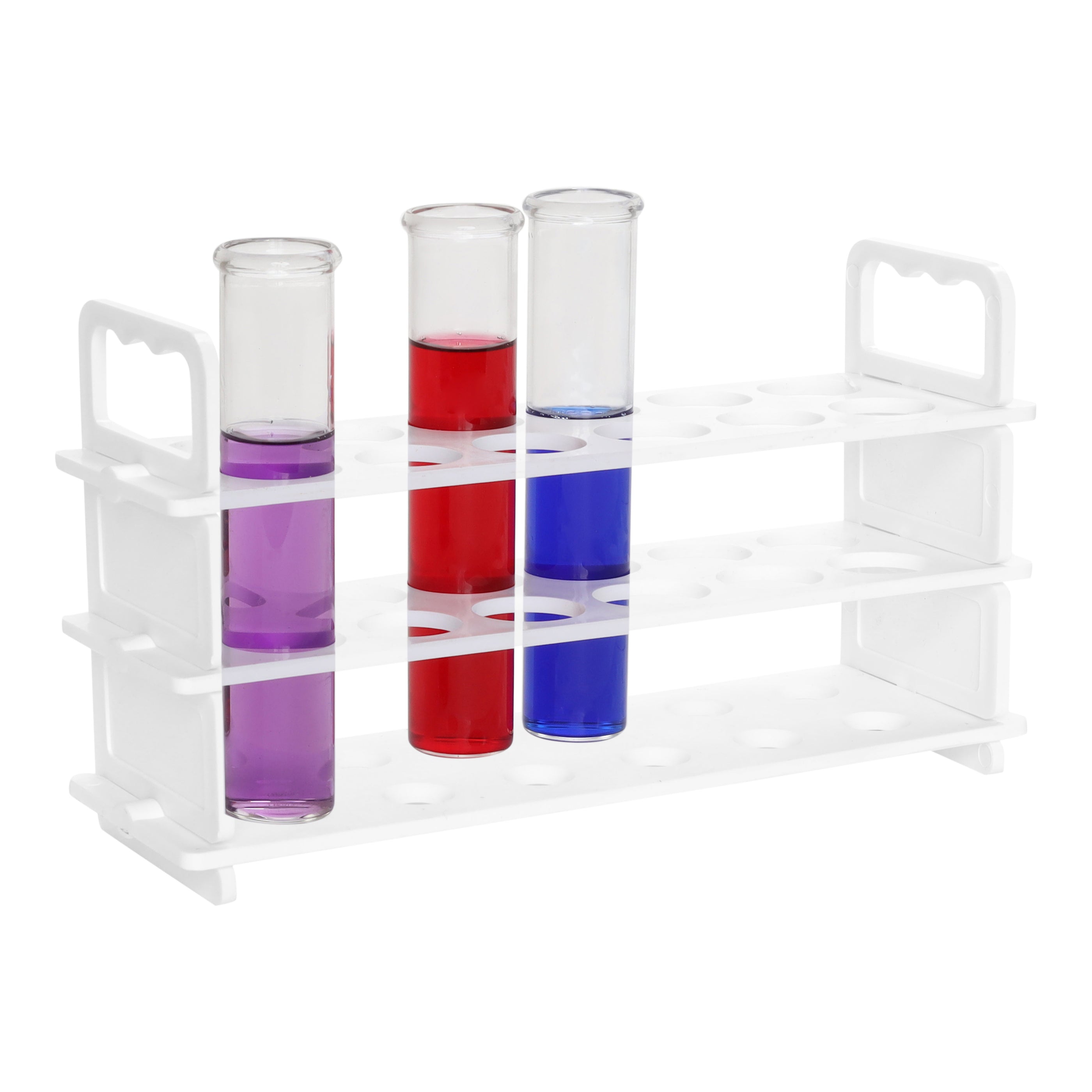 Test Tube Rack, 9 Inch - Holds 12 Tubes - Polypropylene — hBARSCI