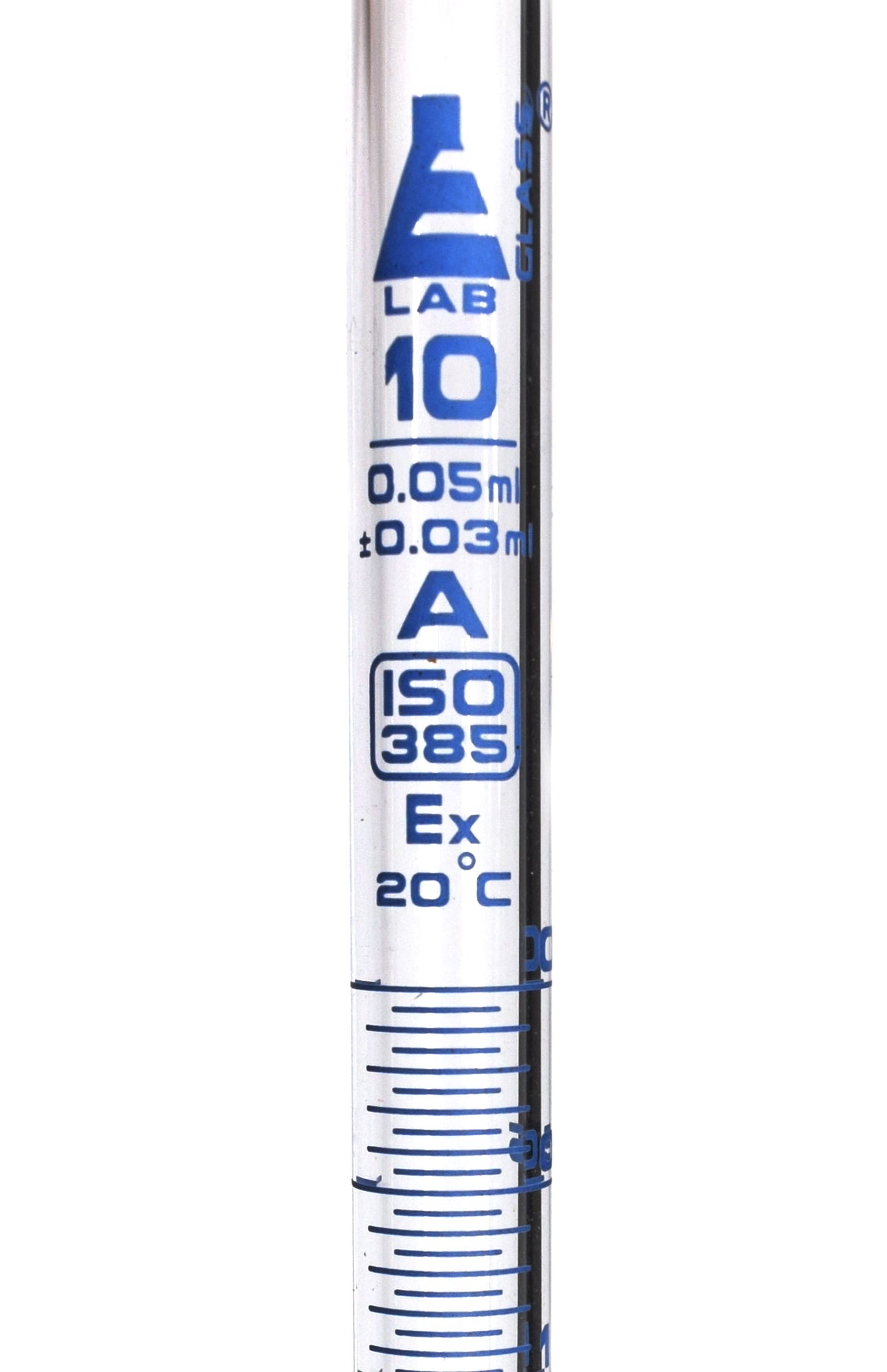 Burette 10ml - Class A, DIN ISO 385, Needle Valve Stopcock — hBARSCI