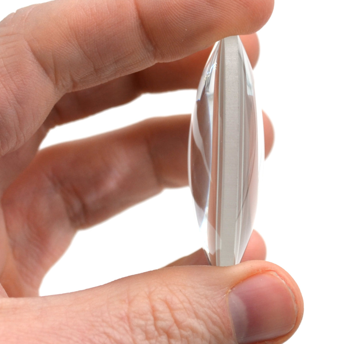 Round Double Convex Optical Glass Lens - 2" (50mm) Diameter - 50mm Foc ...