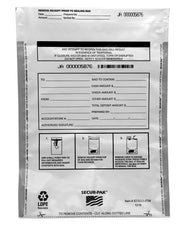 Secur-Pak Deposit Bags with Pocket - Pack of 100 - Premium, Level 4 Se ...